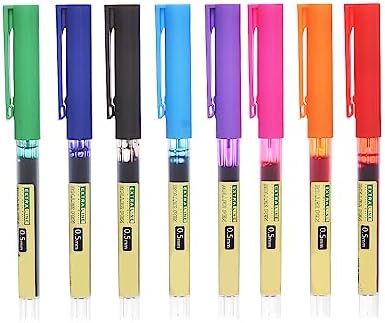 سعر Extra Line 2149D Disposable Roller Pen 0.5 mm Pack of 8 Colors ...