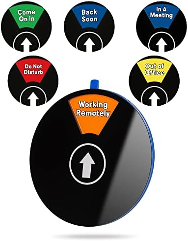 STATUS SPINNER 6 Options Office Privacy Sign, Do Not Disturb Rotating ...