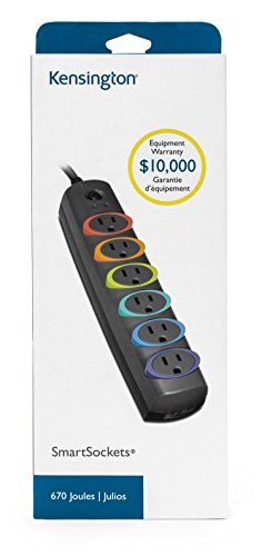 SmartSockets Basic Surge Protection Power Strip ~ Tech Vibo