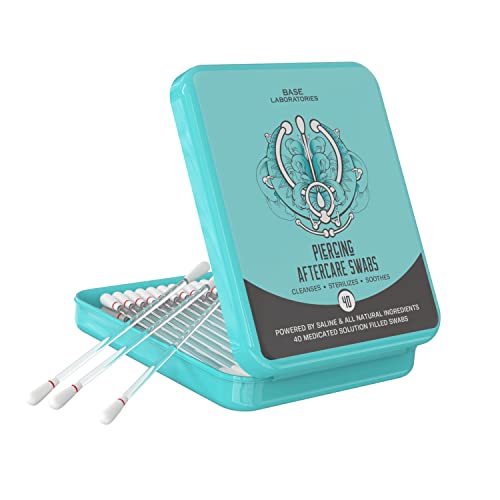 Base Labs Keloid Bump Removal Swabs | Medicated Piercing Aftercare ...