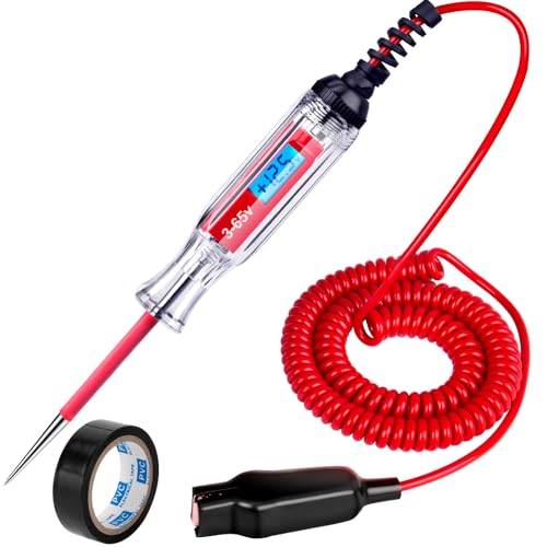 Heavy Duty 3-65V Backlit Digital LCD Circuit Tester, Test Light with ...