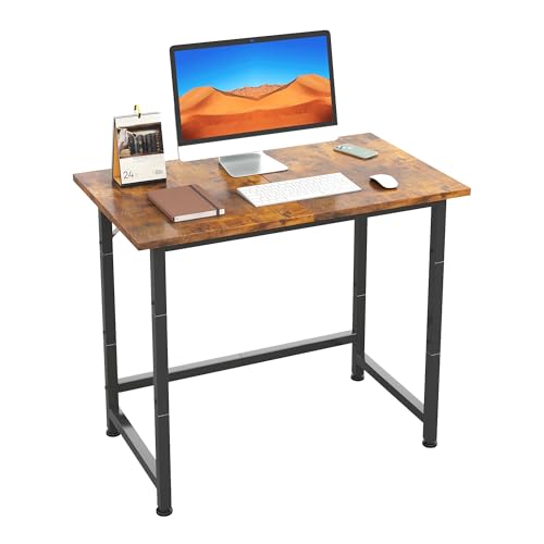 COTUBLR Small Desk, 24 Inch Small Computer Desk for Small Spaces ...