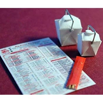 Amazon.com: Dollhouse Chinese Take Out Set: Toys & Games