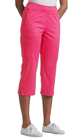 Amazon.com: Allure Capri Scrub Pants-Fuchsia (Maui Pink), XXS: Clothing