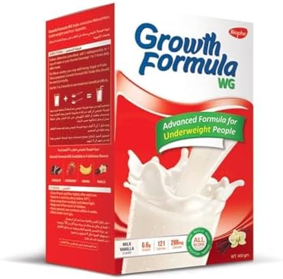 سعر Growth Formula WG - Vanilla - 330g - 10 sachets - for 13-50 years ...