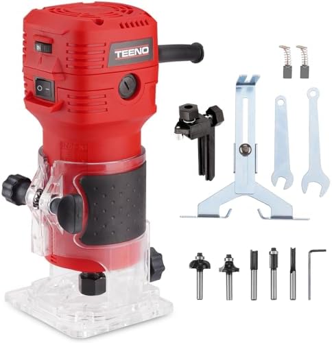 TEENO Electric Hand Palm Router, Trimmer Laminate Wood Working Joiners ...