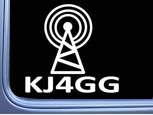 Amazon.com: Ham Amateur Radio Tower Call Sign Window Sticker Decal ...