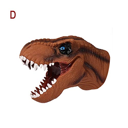 Liveday Hand Puppet Toys Soft Rubber Realistic Animal Head Hand Toy Dog ...