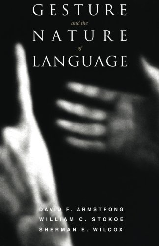 Amazon.com: Gesture and the Nature of Language: 9780521467728 ...
