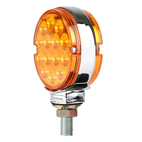 GG Grand General 75191 Amber/Amber 3" Pearl Double Faced 14 LED Light ...