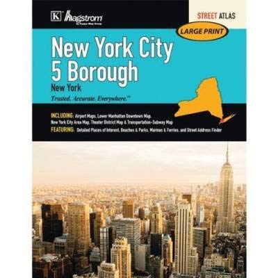 Hagstrom New York City Five Borough Atlas, Large Scale Edition ...