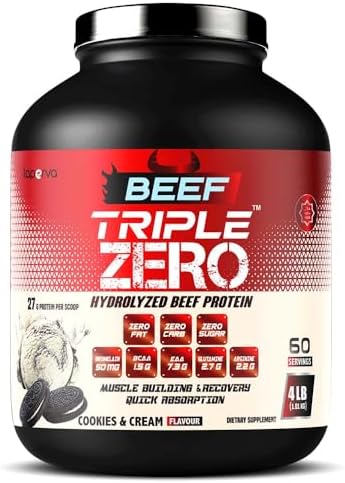 Laperva Beef Triple Zero Hydrolyzed Protein Powder - ZERO FAT, CARB ...