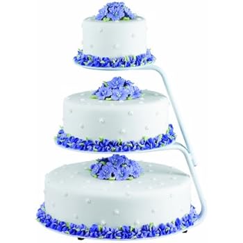 Amazon.com | Wilton 307-710 3-Tier Round Floating Cake and Cupcake ...