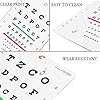 PECULA Eye Chart, Snellen Eye Chart, Wall Chart, Snellen Charts for Eye ...