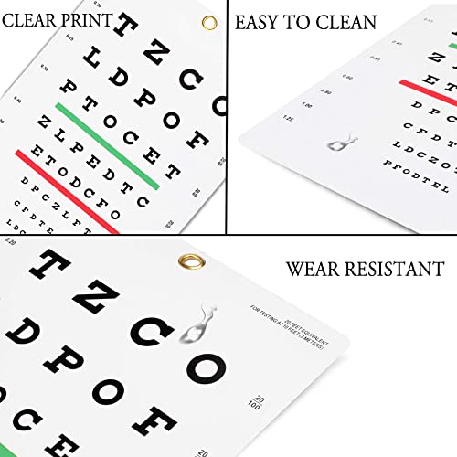 PECULA Eye Chart, Snellen Eye Chart, Wall Chart, Snellen Charts for Eye ...