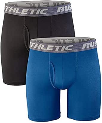 Russell Athletic Men's Performance Boxer Brief Underwear at Amazon Men ...