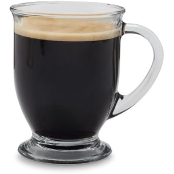 Amazon.com: Bodum Bistro Glass Coffee Mug, 0.35-Liter, 12-Ounce ...