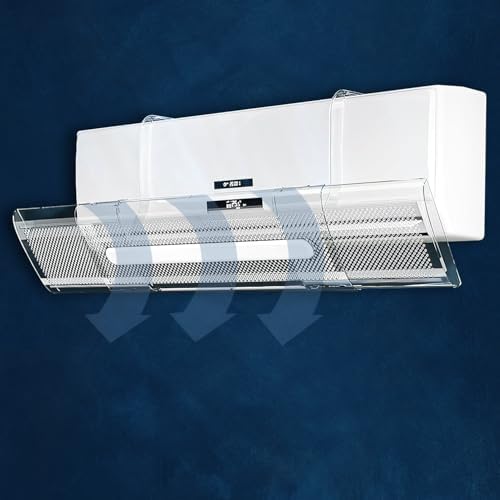 Red Wave Adjustable Split AC Deflector – Anti-Direct Wind Shield for ...