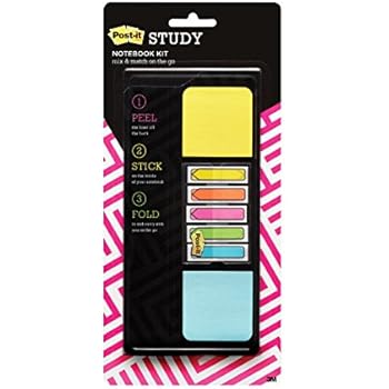 Amazon.com : Post-it Notebook Kit, 2 x 2 Inches Full Adhesive Notes, 2 ...