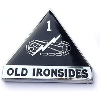 Amazon.com: US Army - 1st Armored Division Old Ironsides Patch Decal ...