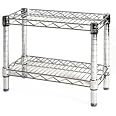 Amazon.com: Shelving Inc. 12" d x 18" w Chrome Wire Shelving with 2 ...
