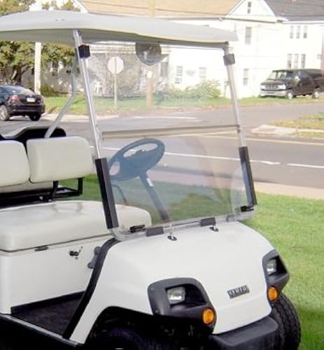 Fits Yamaha G14 G16 G19 Clear Fold Down Impact Resistant Windshield ...