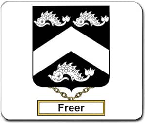 Amazon.com: Freer or Fryer Family Crest Coat of Arms Mouse Pad : Office ...