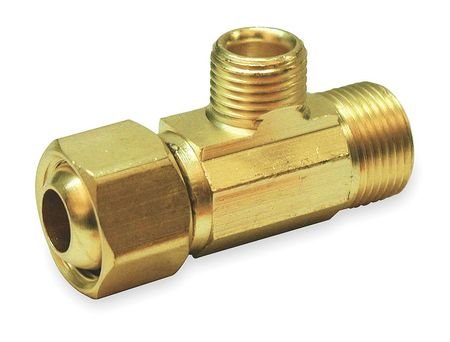 3/8" x 1/4" Compression Brass Supply Stop Extender Tee: Amazon.com ...
