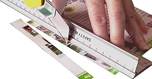 Amazon.com: New design 30 cm (12 Inch) Metal Craft Safety Ruler, Light ...