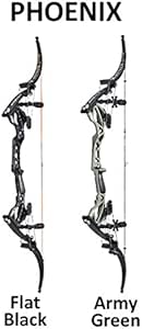 Amazon.com : Oneida Eagle Phoenix Bow 50-70# RH (Long, Black) : Sports ...