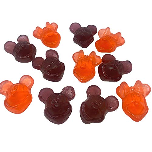 Disney Mickey and Minnie Mouse Fruit Flavored Gummy Candies, Candy Pack ...