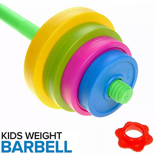 Liberty Imports Kids Barbell Weight Set - Adjustable Workout Toy ...