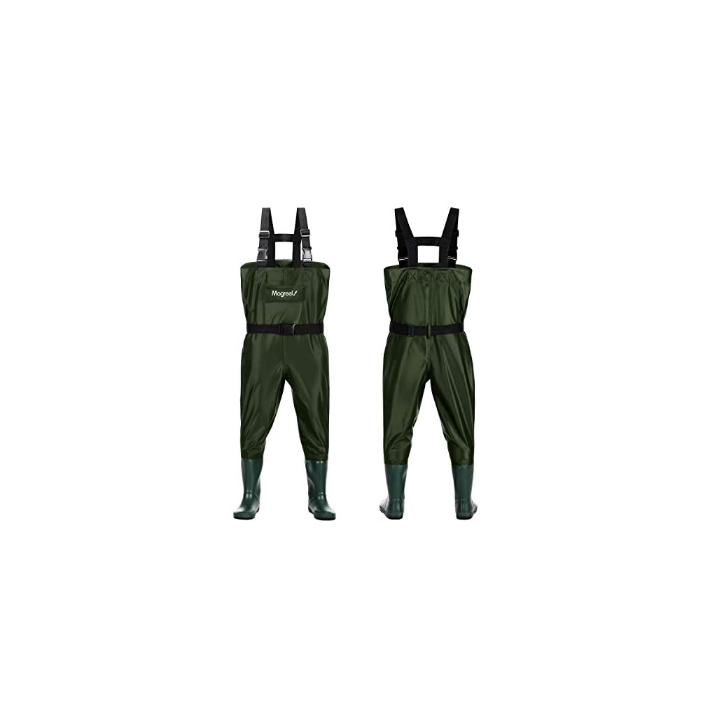 Magreel Child Chest Waders Waterproof Nylon Youth Waders with Boots ...