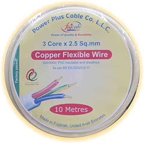 Electrical wire, Flexible, Copper wire PVC insulated & sheathed, 300/ ...