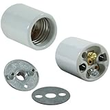 Leviton 10051 Medium Base, One-Piece, Keyless, Incandescent, Glazed ...