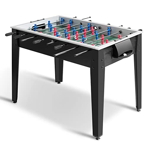 GYMAX 48” Foosball Table, Arcades Soccer Game Table for Multiplayer ...