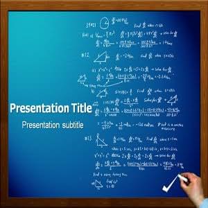 Amazon.com: Math PowerPoint Template - PowerPoint (PPT) Templates on ...