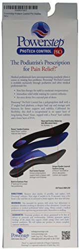 Powerstep Protech Control Pro Insoles 6-6.5 Men / 8-8.5 Women Health ...