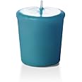 Amazon.com: yummi 15hr Unscented Turquoise Votive Candles -9 per Pack ...