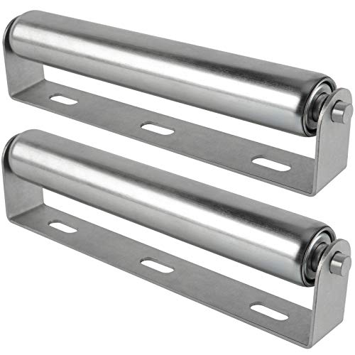 HOZEON 2 Pack 10 Inches Long Roller and Bracket Set, 1.5 Inch Diameter ...