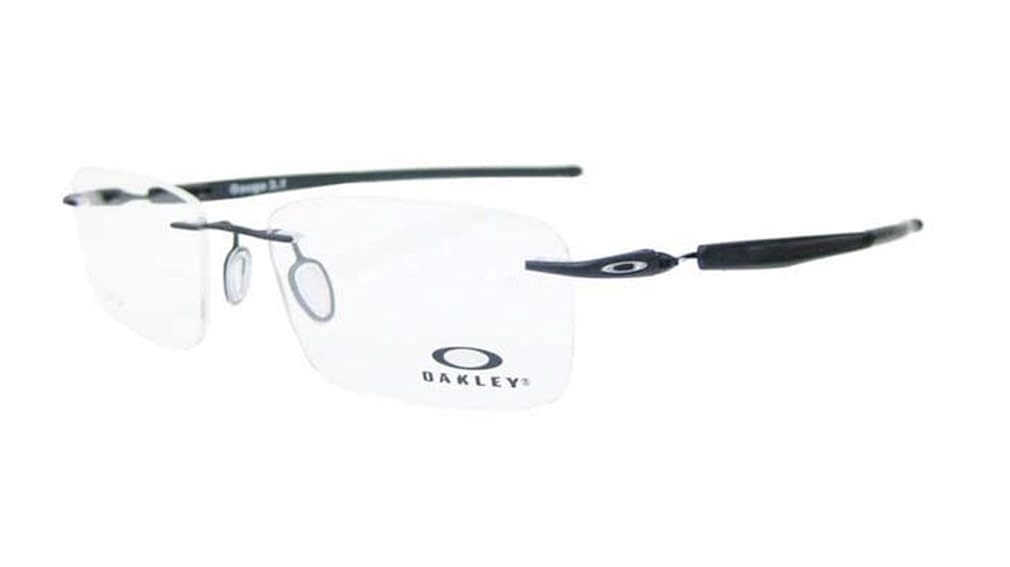 Buy Oakley Men's BLACK RIMLESS Rectangular TITANIUM FRAME ( 52 ) at ...