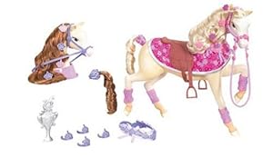 Amazon.com: Barbie Stable Styles Playset: Toys & Games