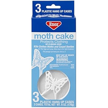 Amazon.com: Enoz Moth Cake Refills - 2 Pack (6): Home & Kitchen