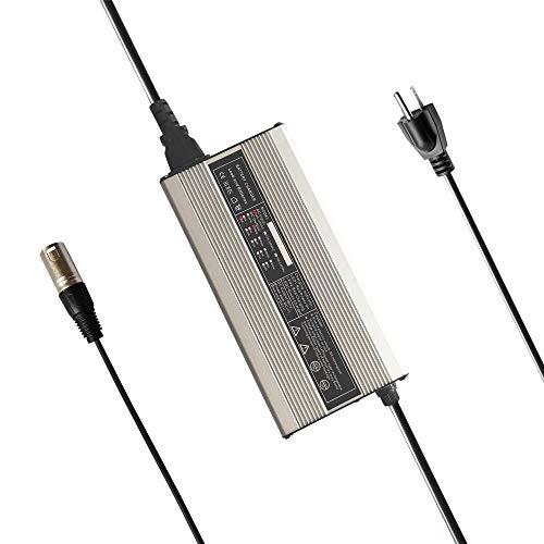 aunstarwei 24V 8A Battery Charger with XLR Connector for Jazzy 1450 ...