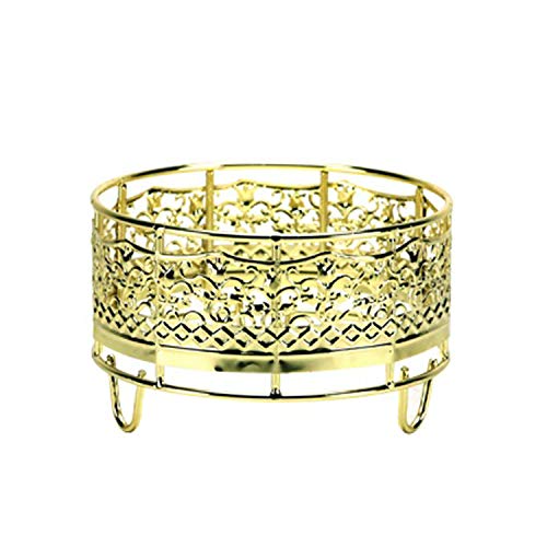 Tiger Chef 8 or 16 Oz Chrome High Polished Gold Decorative Ornate Deli ...