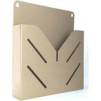 Amazon.com : VICS Single Pocket Wall Mounted Steel Clipboard/File ...