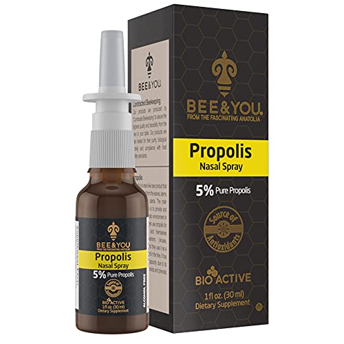BEE and YOU Natural Propolis Nasal Spray 1 Fl oz | Congestion Relief ...