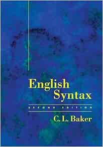 Amazon.com: English Syntax - 2nd Edition (9780262521987): Baker, C. L ...