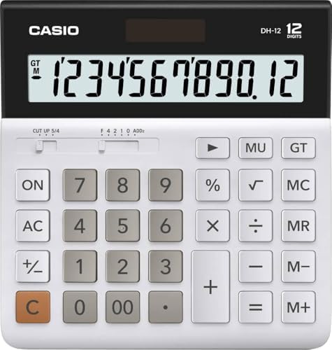 Casio dh-12-we-w-dp digital desktop calculator - white price in Egypt ...