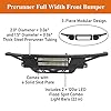 Hooke Road F150 Front and Rear Bumper Kit PreRunner Style Steel Bumper ...